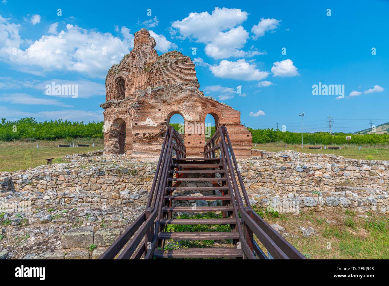 Ruins of the red church in Perushtitsa, Bulgaria Stock Photo - Alamy