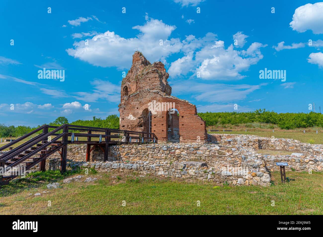 Ruins of the red church in Perushtitsa, Bulgaria Stock Photo - Alamy