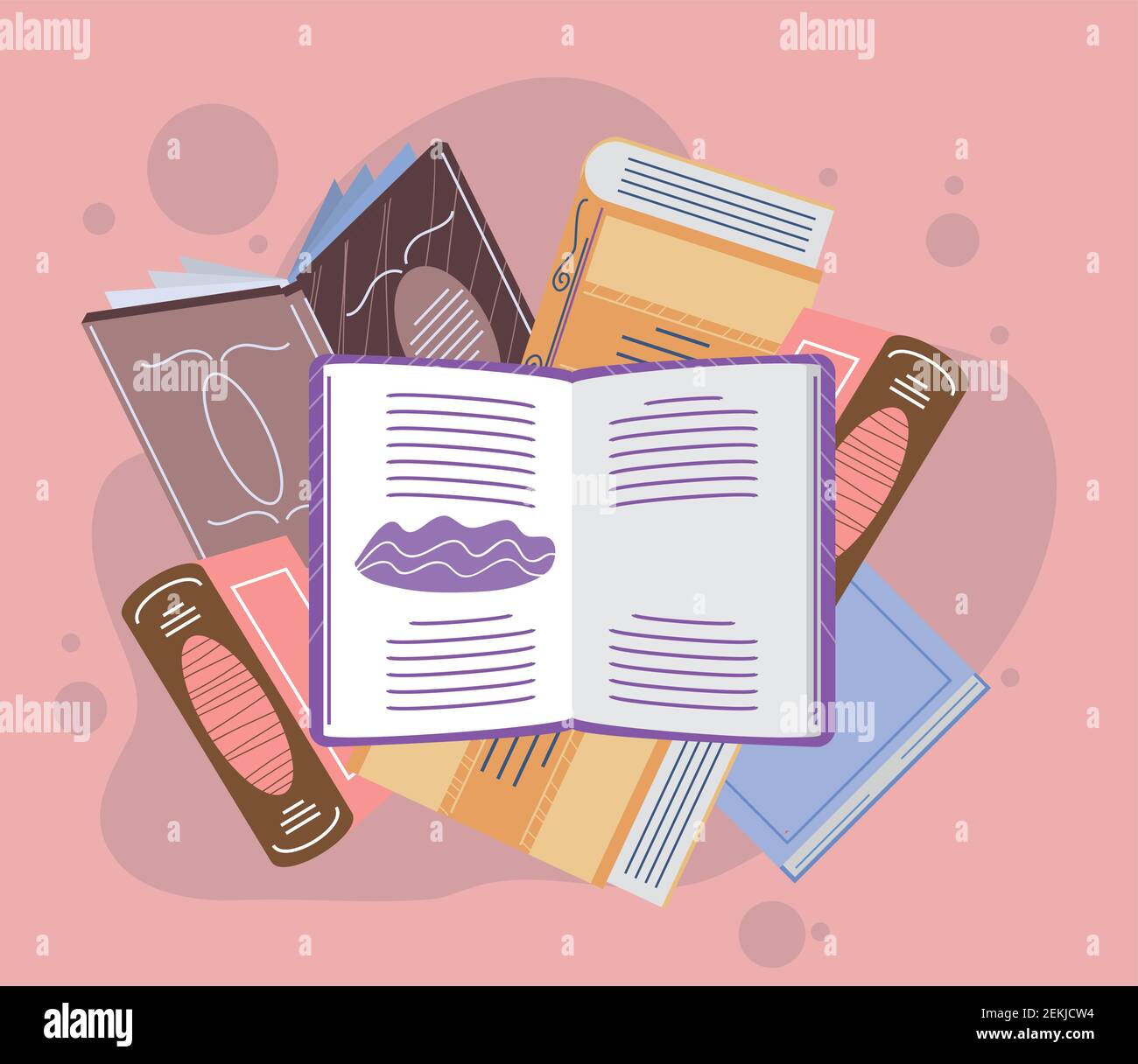 open book textbooks encyclopedia read Stock Vector Image & Art - Alamy