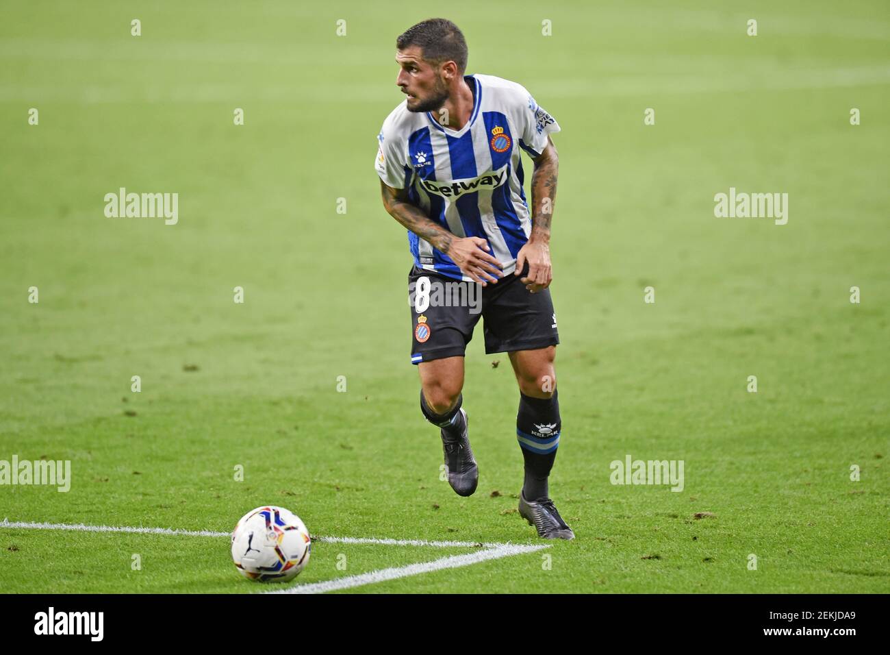 Fran Merida of RCD Espanyol during the La Liga Smartbank match between ...