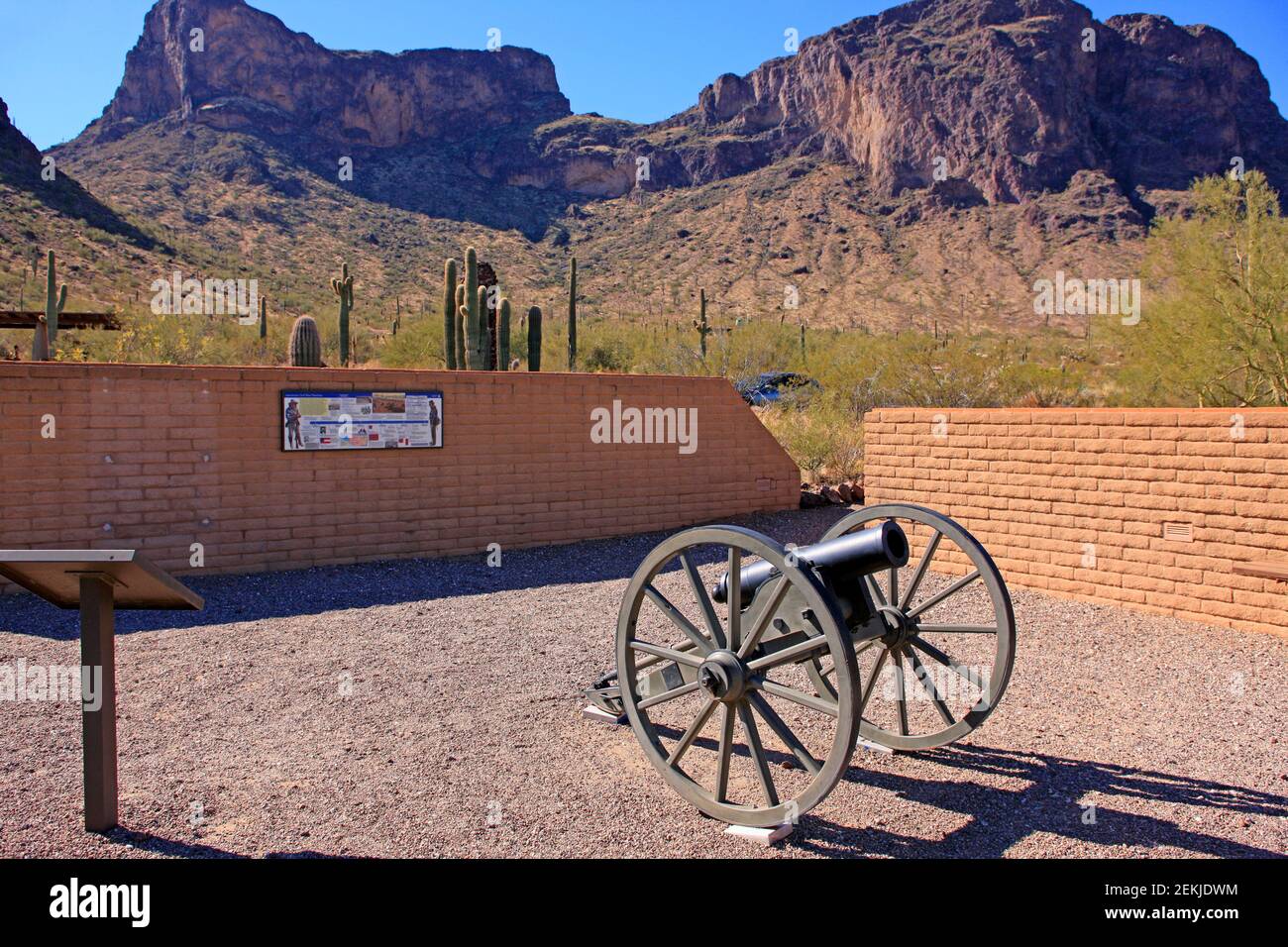 Civil War memorial to this location where in 1862 the Battle of Picacho ...