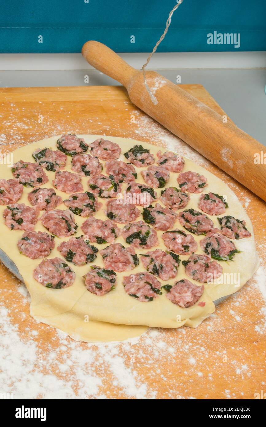 Dough rolled out on special hi-res stock photography and images - Alamy