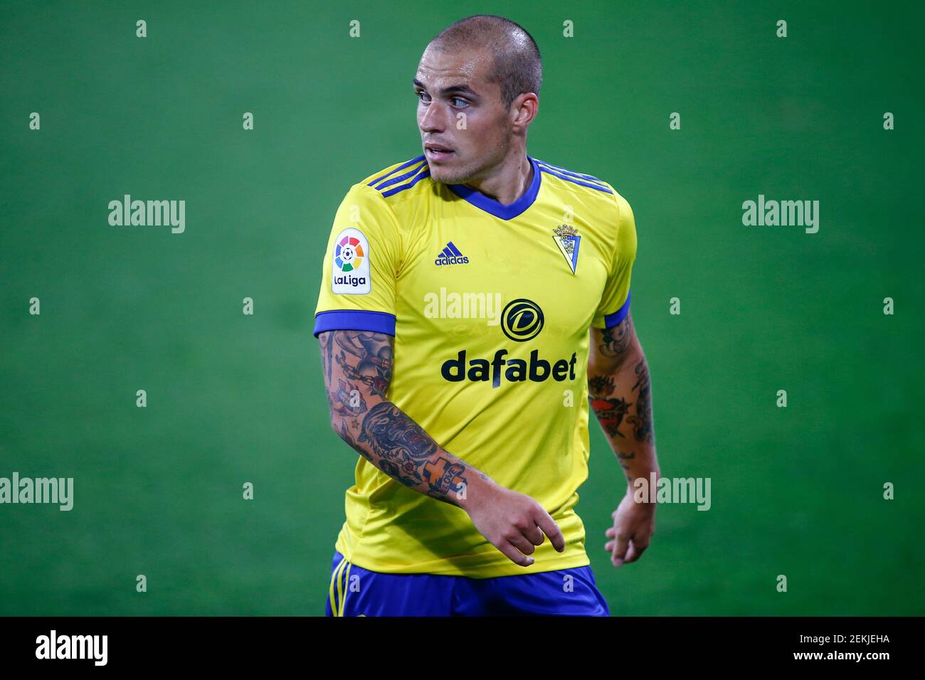 Jorge Marcos Pombo of Cadiz CF during the La Liga match between Cadiz ...