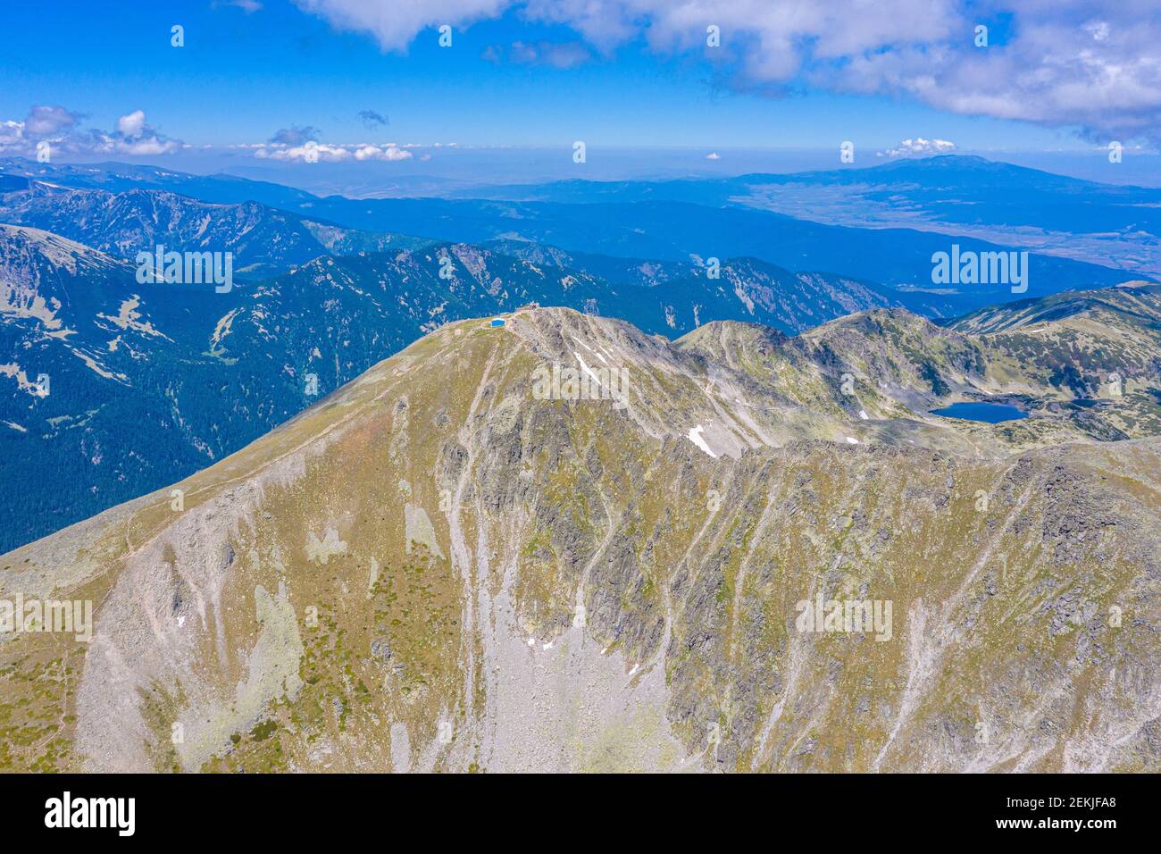 Rila mountains dominated by Musala peak - the highest mountain in ...