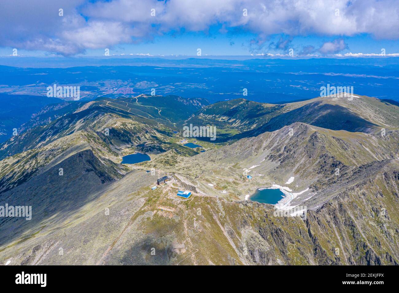 Rila mountains dominated by Musala peak - the highest mountain in ...