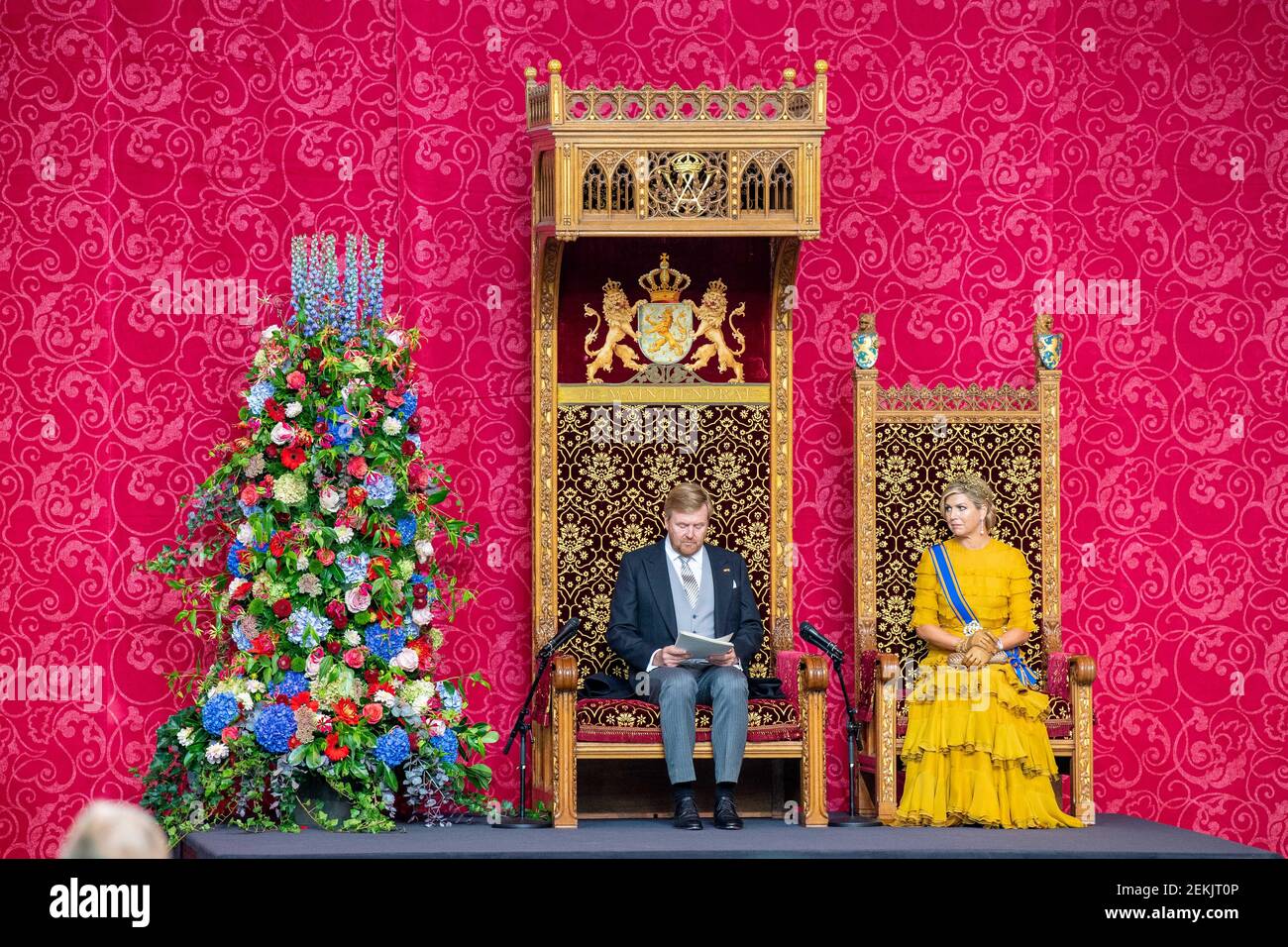 King Willem-Alexander and Queen Maxima of the Netherlands during ...