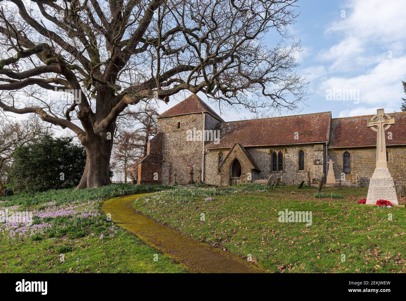 St Mary's Church, Bepton, West Sussex Stock Photo - Alamy