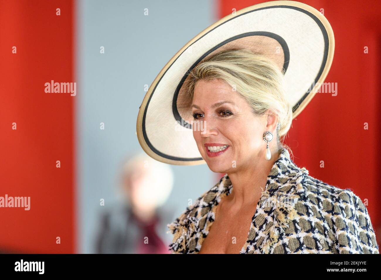 Queen Maxima during the opening of the new building of Theater ...