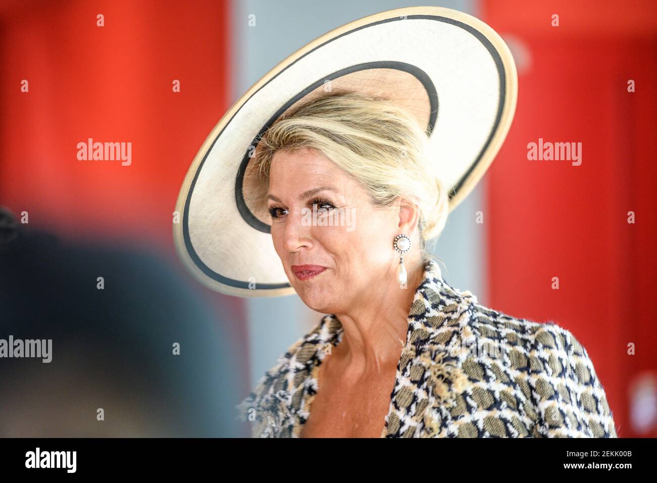 Queen Maxima during the opening of the new building of Theater ...