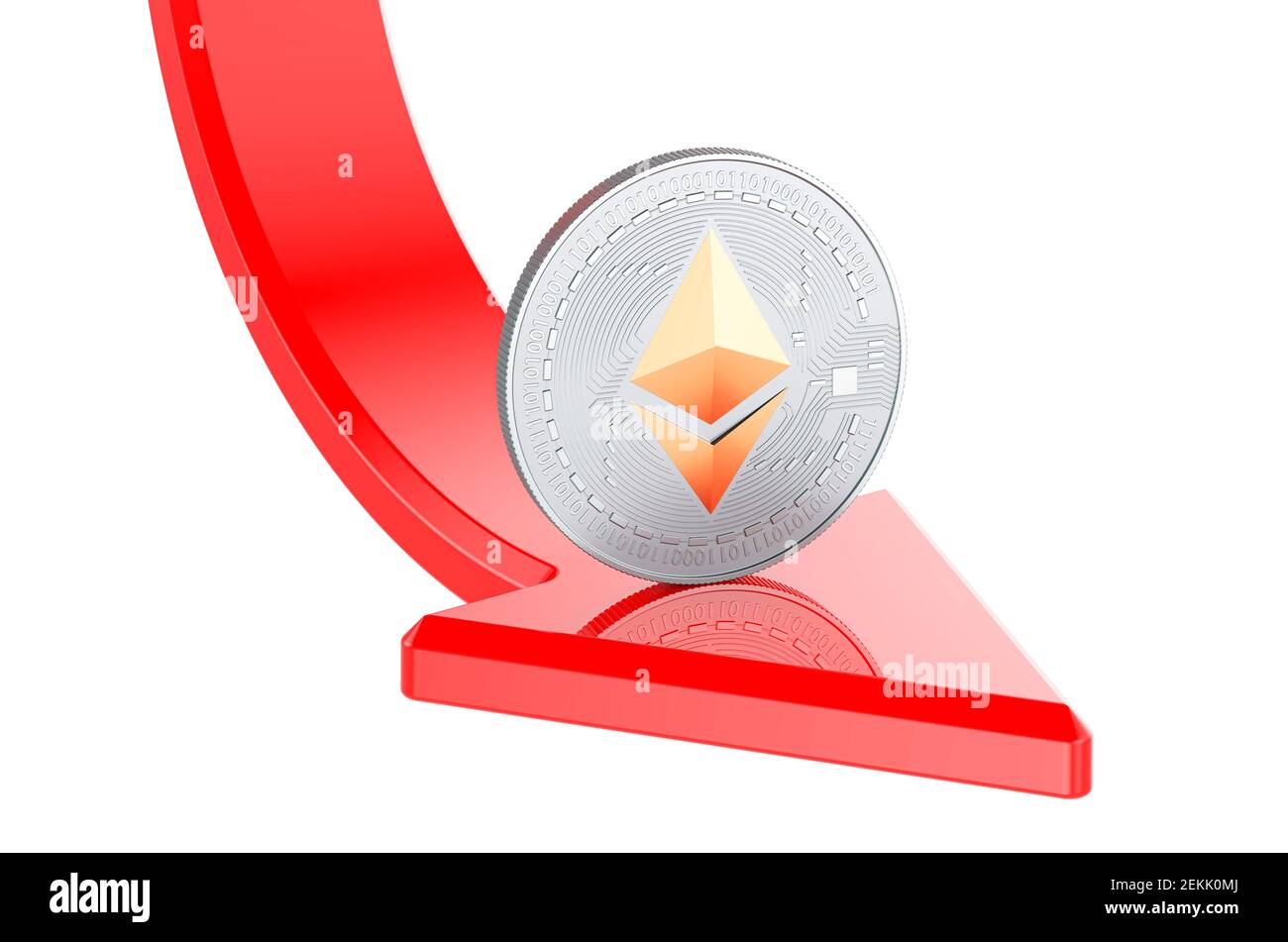 Red arrow down hi-res stock photography and images - Alamy