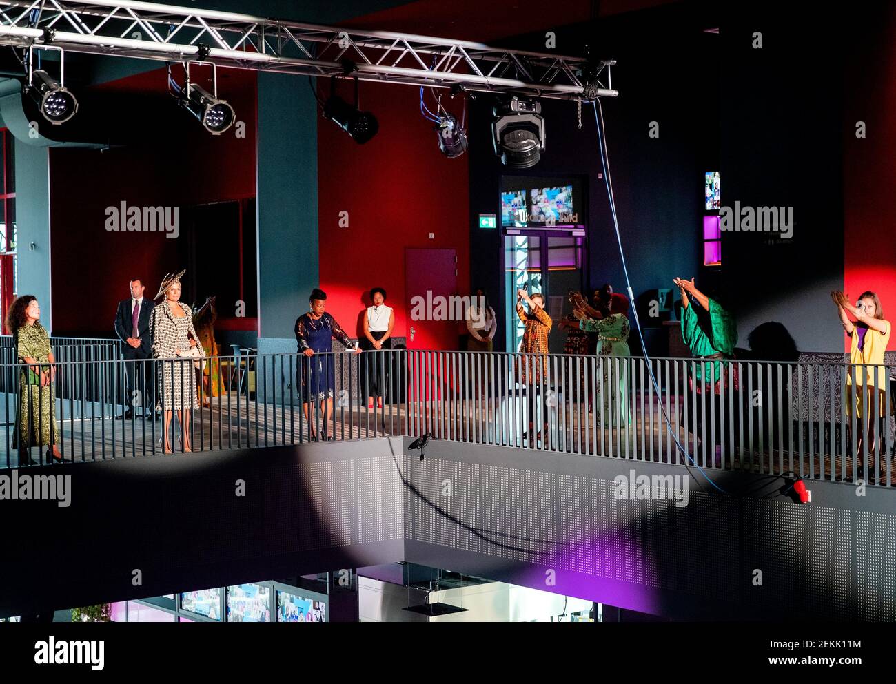 Queen Maxima during the opening of the new building of Theater ...