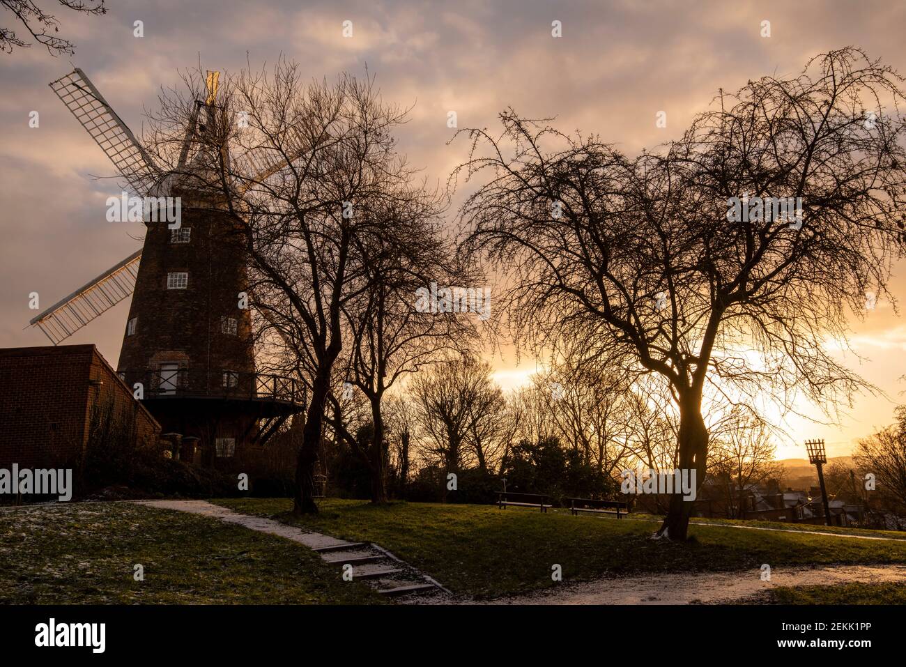 Winter sunrise at Green's Windmill and Science Centre, Sneinton ...