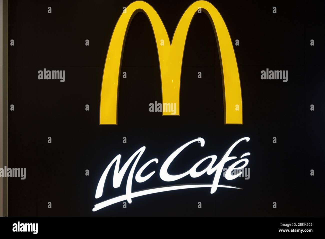 American multinational fast-food hamburger restaurant chain McDonald's ...