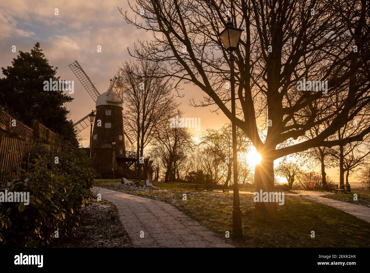 Winter sunrise at Green's Windmill and Science Centre, Sneinton ...