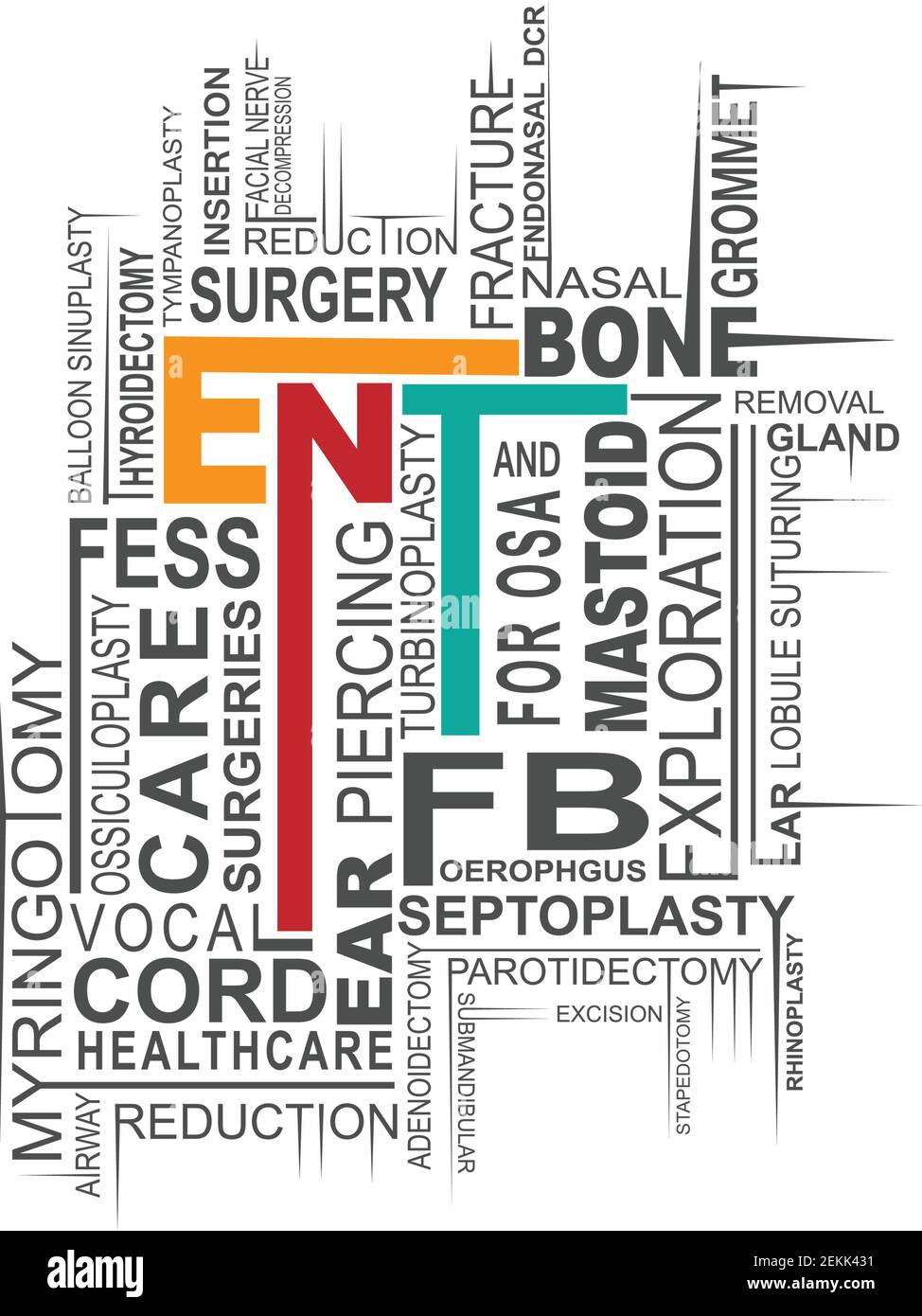 Ear Nose Throat – ENT, Typography, Calligraphy text, graphic work ...