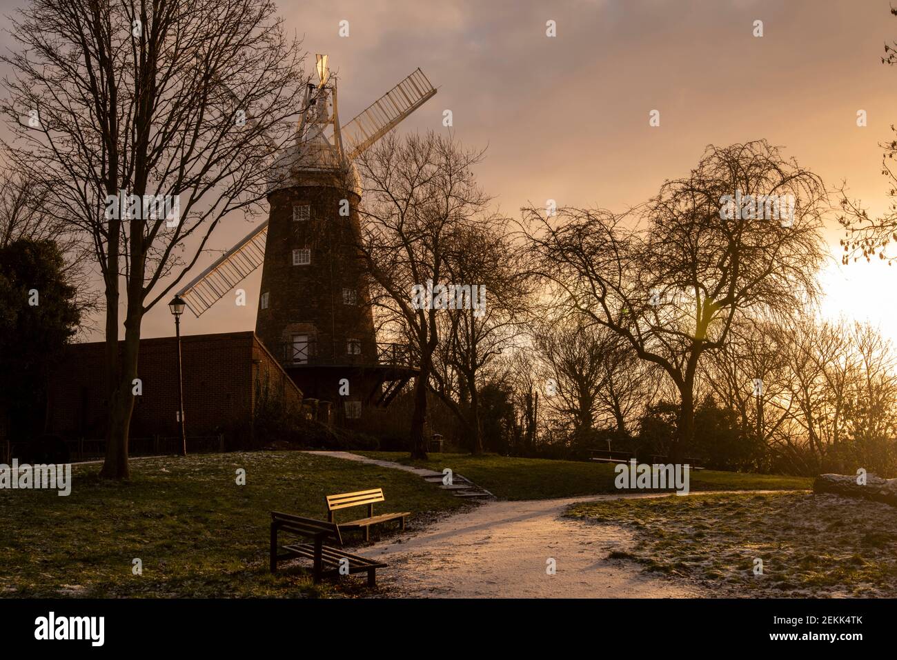 Winter sunrise at Green's Windmill and Science Centre, Sneinton ...