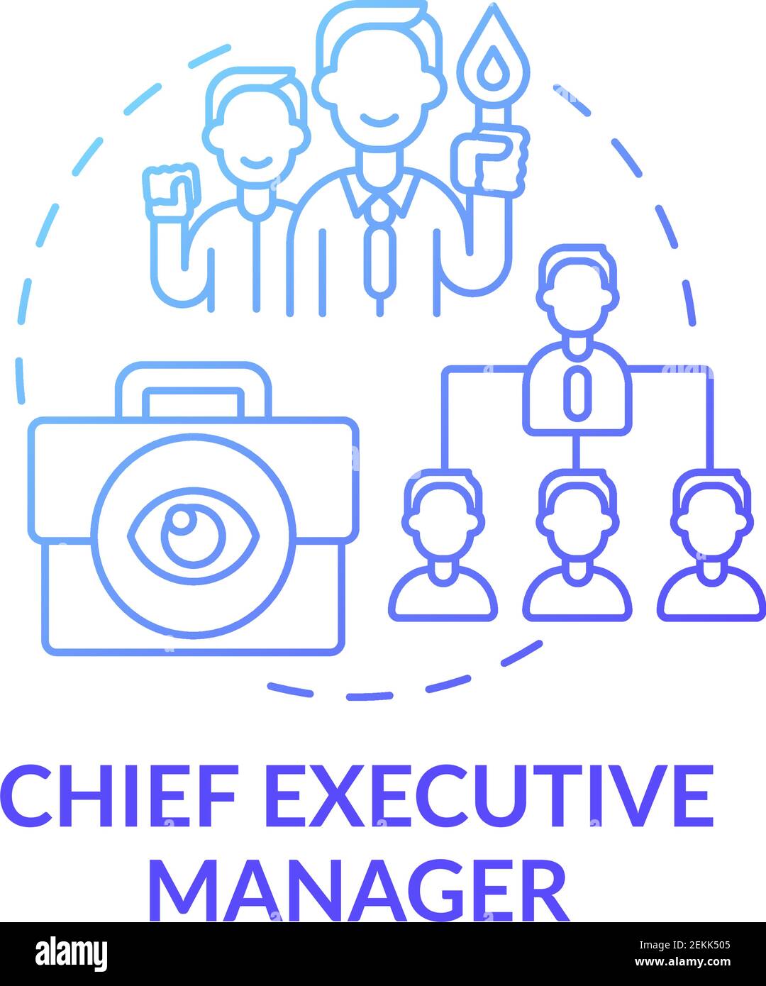 Chief executive manager concept icon Stock Vector Image & Art - Alamy