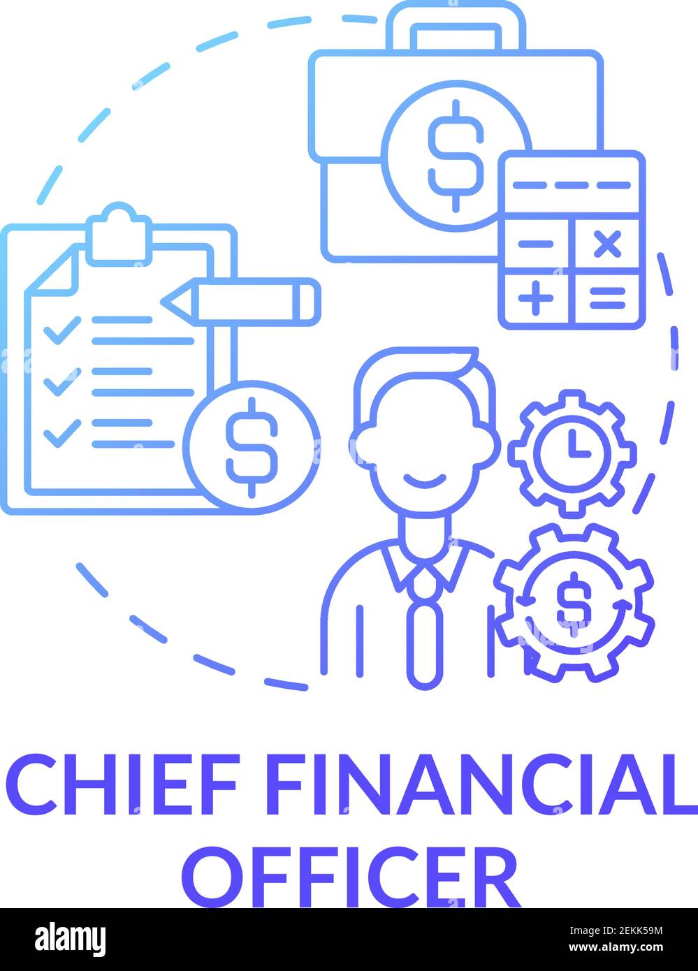 Chief financial officer concept icon Stock Vector Image & Art - Alamy