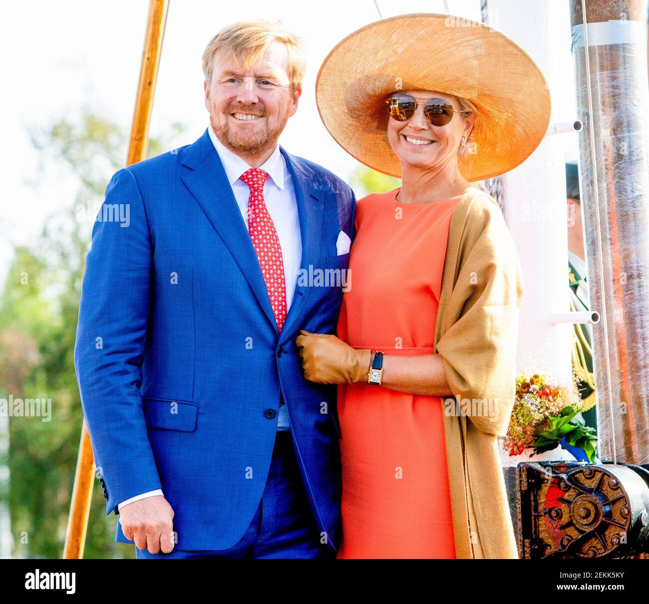 King Willem-Alexander and Queen Maxima of The Netherlands during the ...