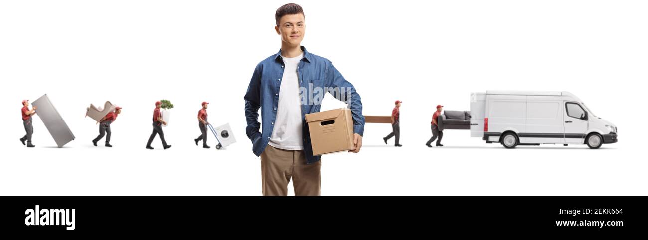 Packing a van Cut Out Stock Images & Pictures - Alamy