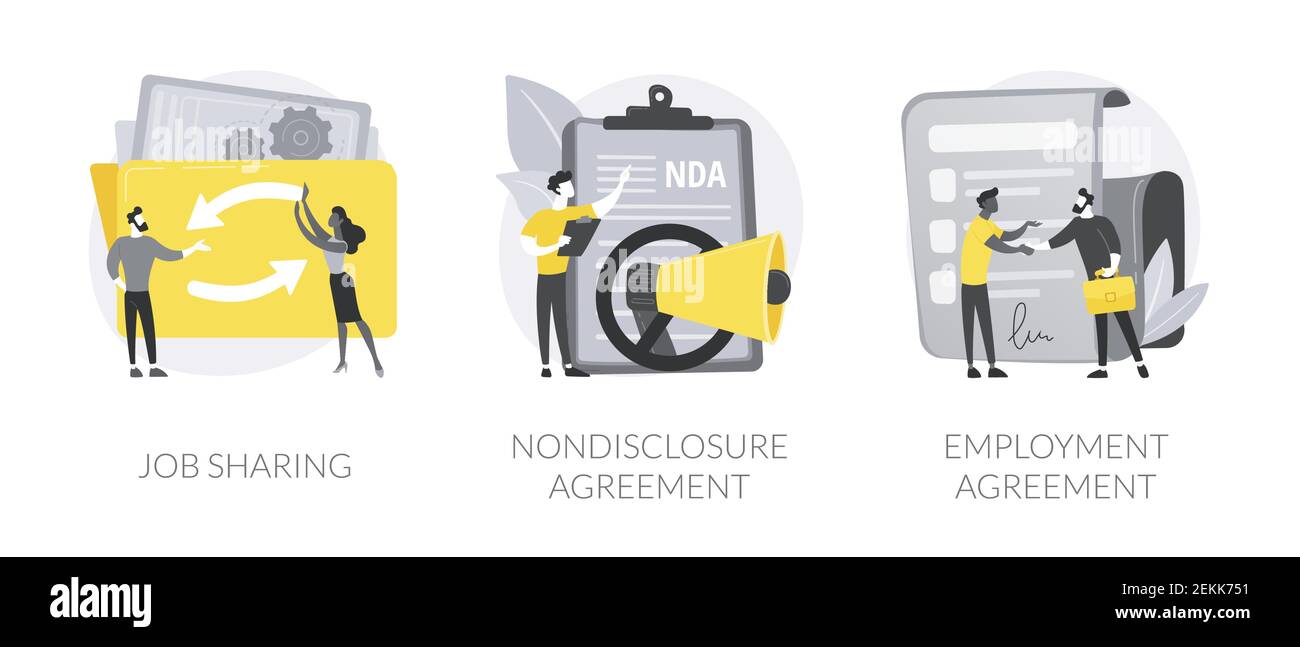 Working terms abstract concept vector illustrations Stock Vector Image ...