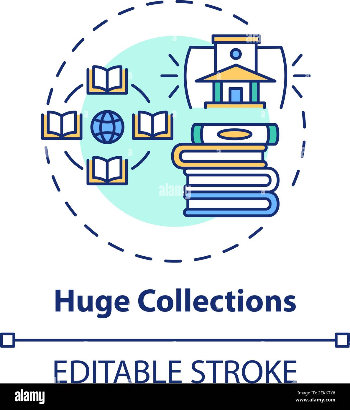 Huge collection concept icon Stock Vector Image & Art - Alamy