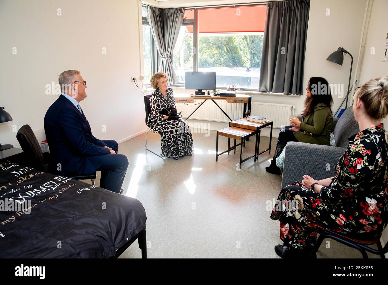 Princess Margriet of the Netherlands during the opening of the new ...
