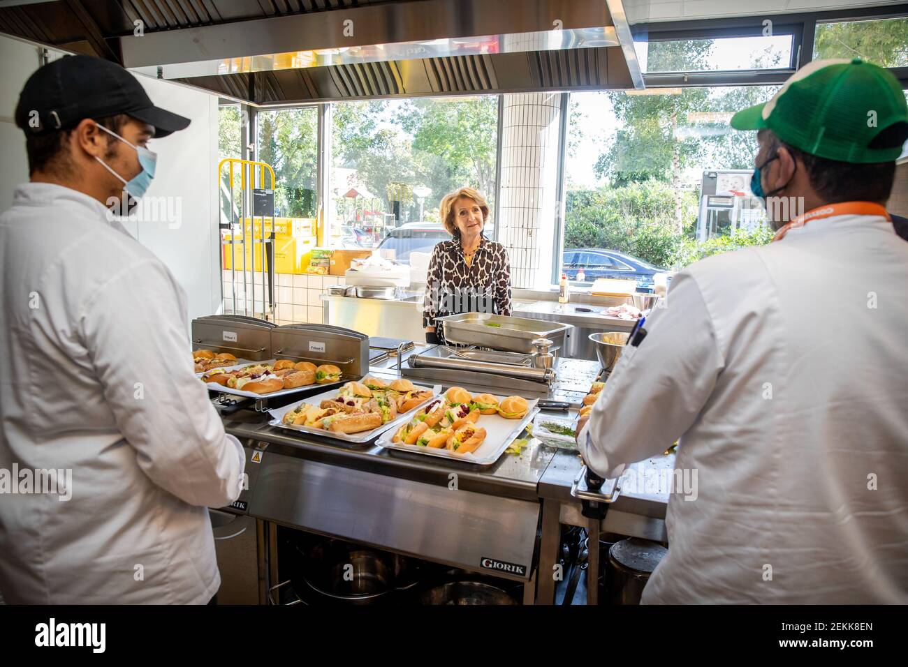 Princess Margriet of the Netherlands during the opening of the new ...