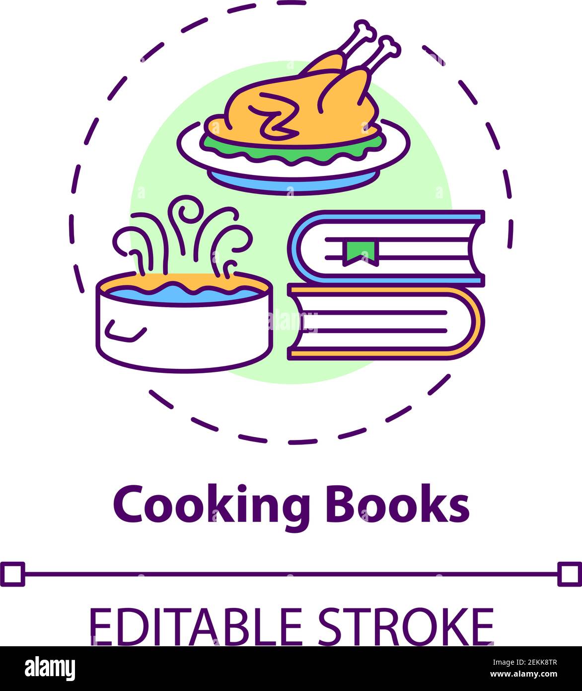 Cooking library Stock Vector Images - Alamy