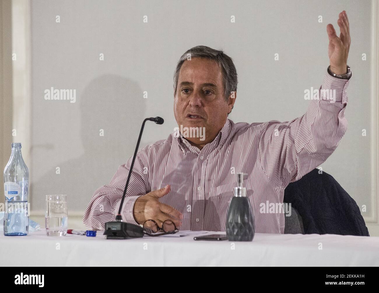 Lisbon, 09/18/2020 - Cunha Vaz represented LuÃ­s Filipe Viera gives a ...