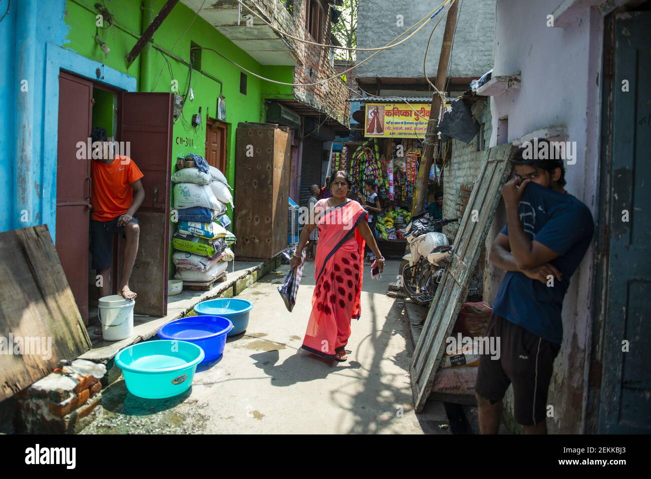 Men standing around facing shortage of work and unemployment in the ...