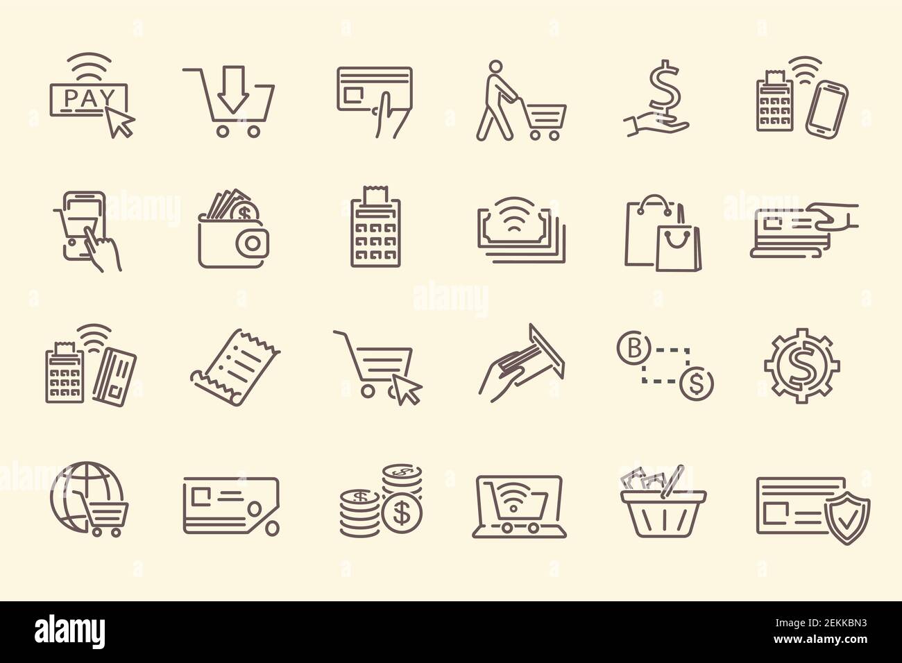 Counting cash atm Stock Vector Images - Alamy