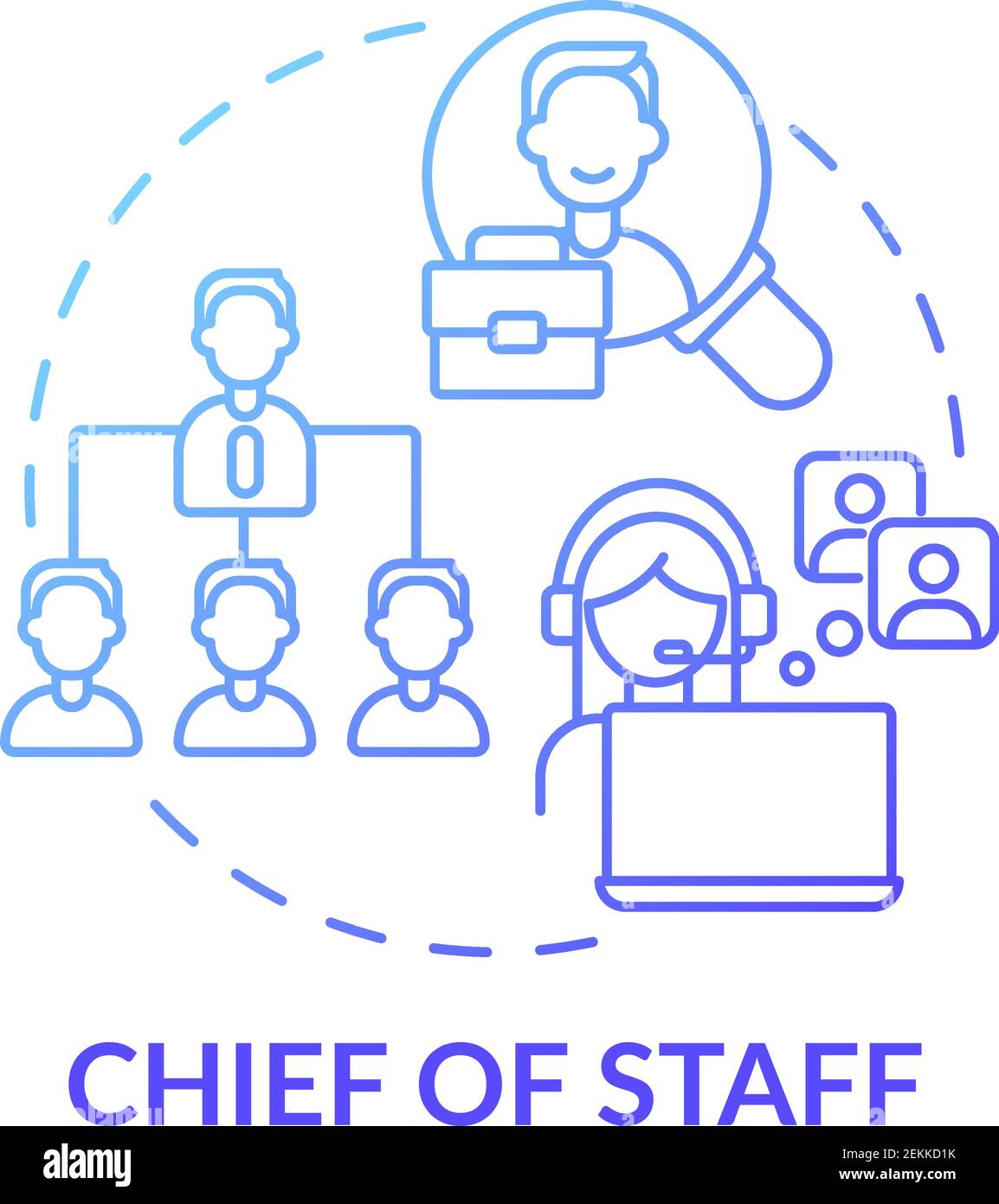 Chief of staff concept icon Stock Vector Image & Art - Alamy