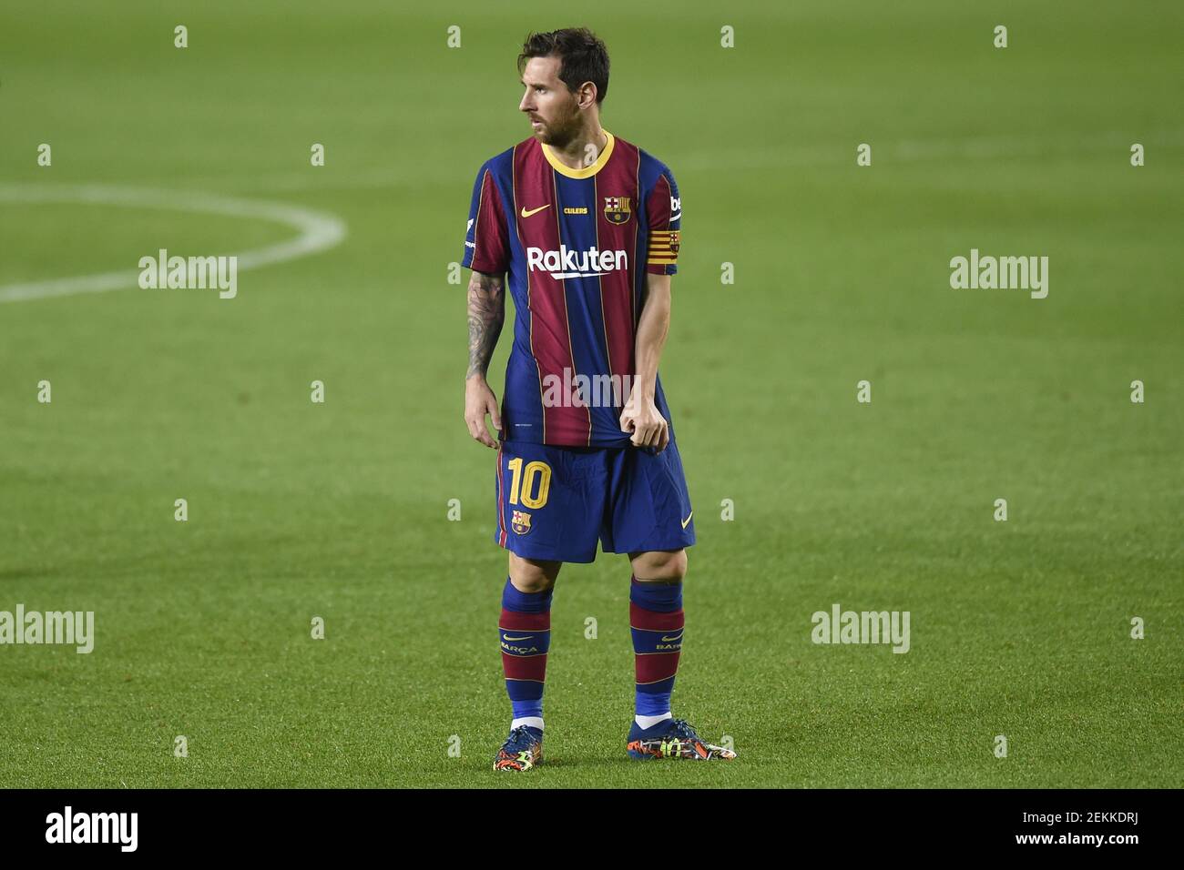 Lionel Messi of FC Barcelona during the Joan Gamper Trophy match ...