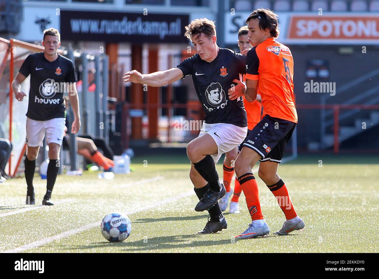 VOLENDAM - 19-09-2020, Kras Stadium. Dutch football, second divisie, season 2020-2021. during ...