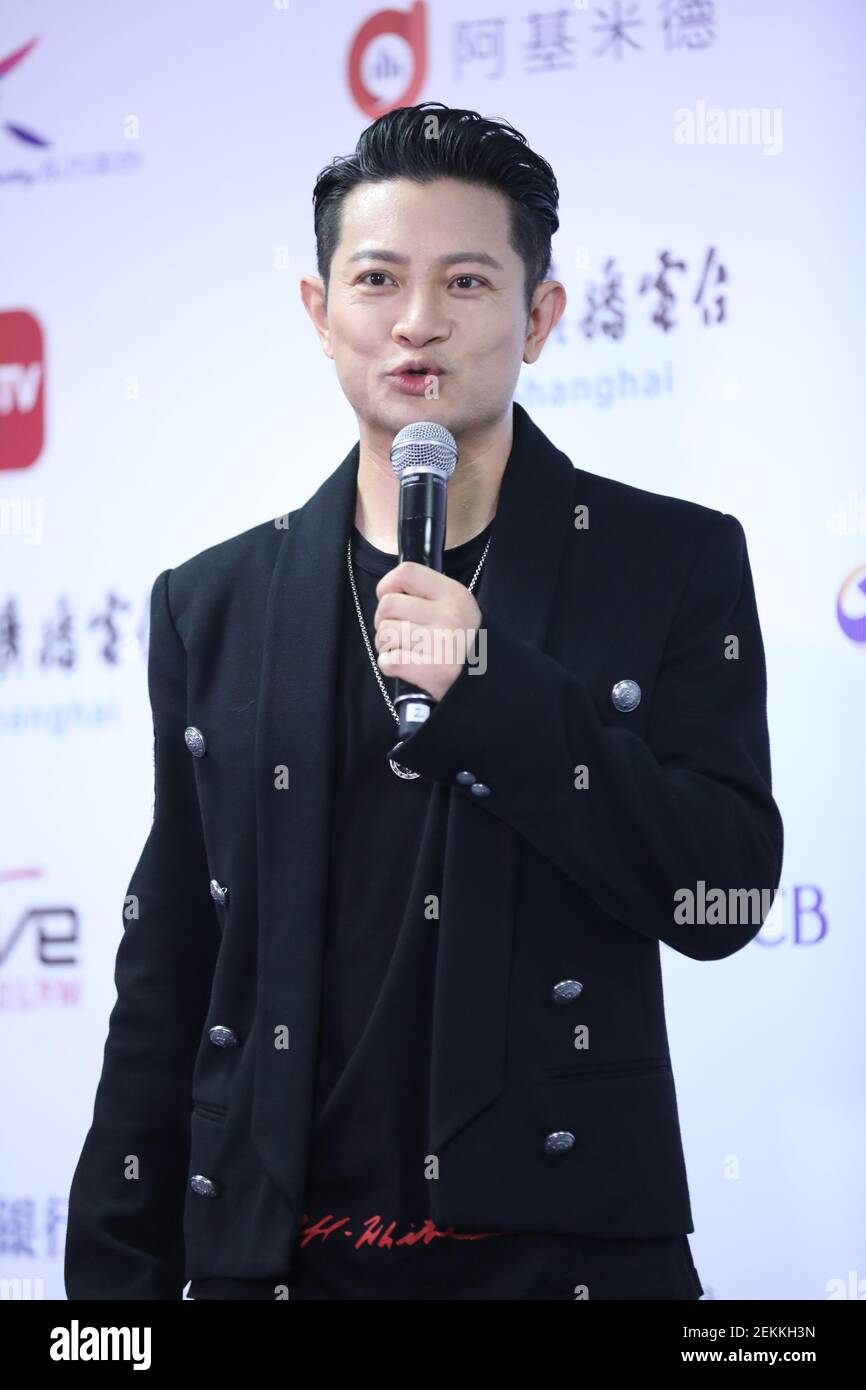 Chinese singer and producer Luo Zhongxu attends Love Radio Award ...