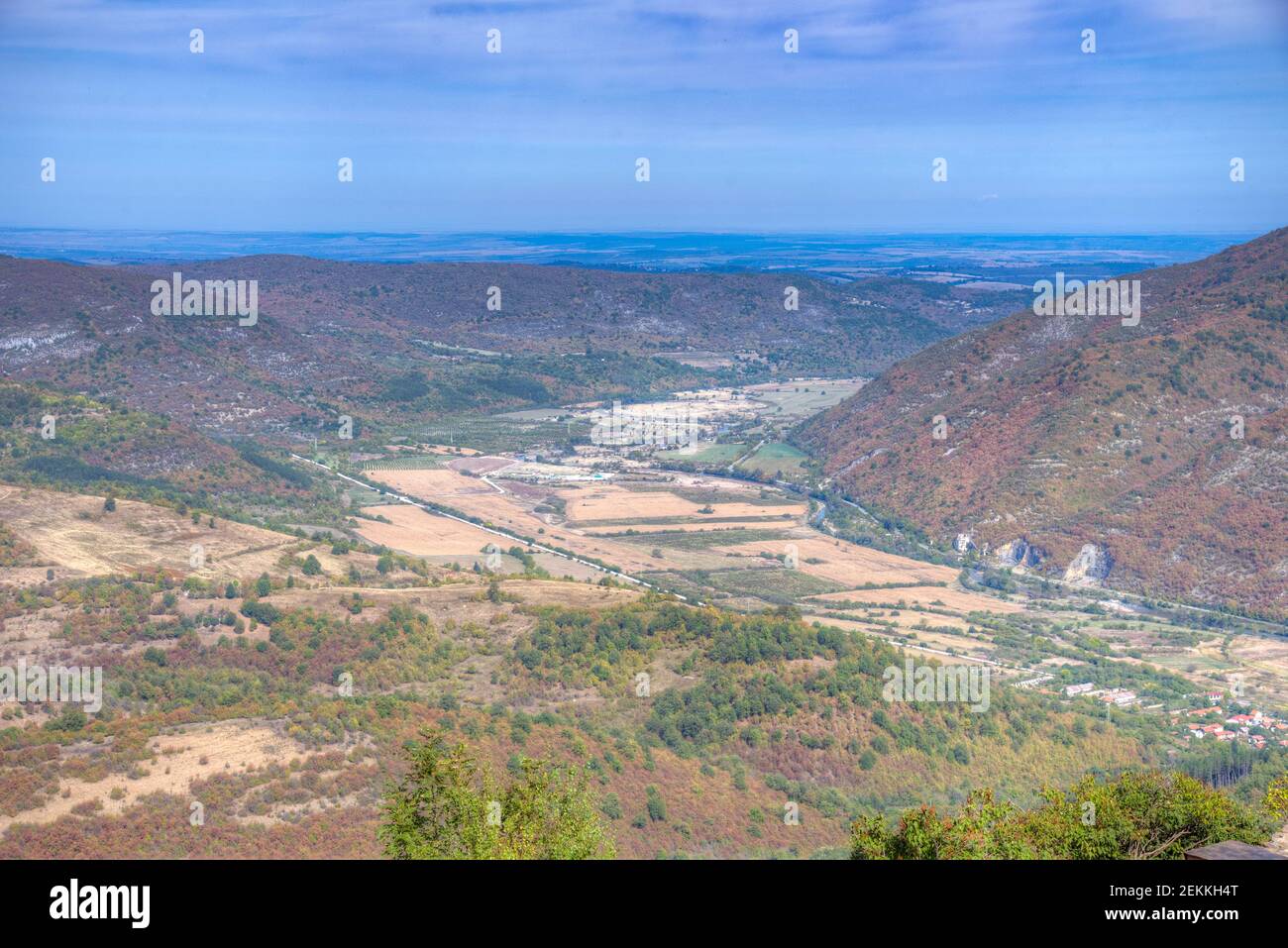 Aerial view of Tetevenski Balkan mountain range in Bulgaria Stock Photo ...