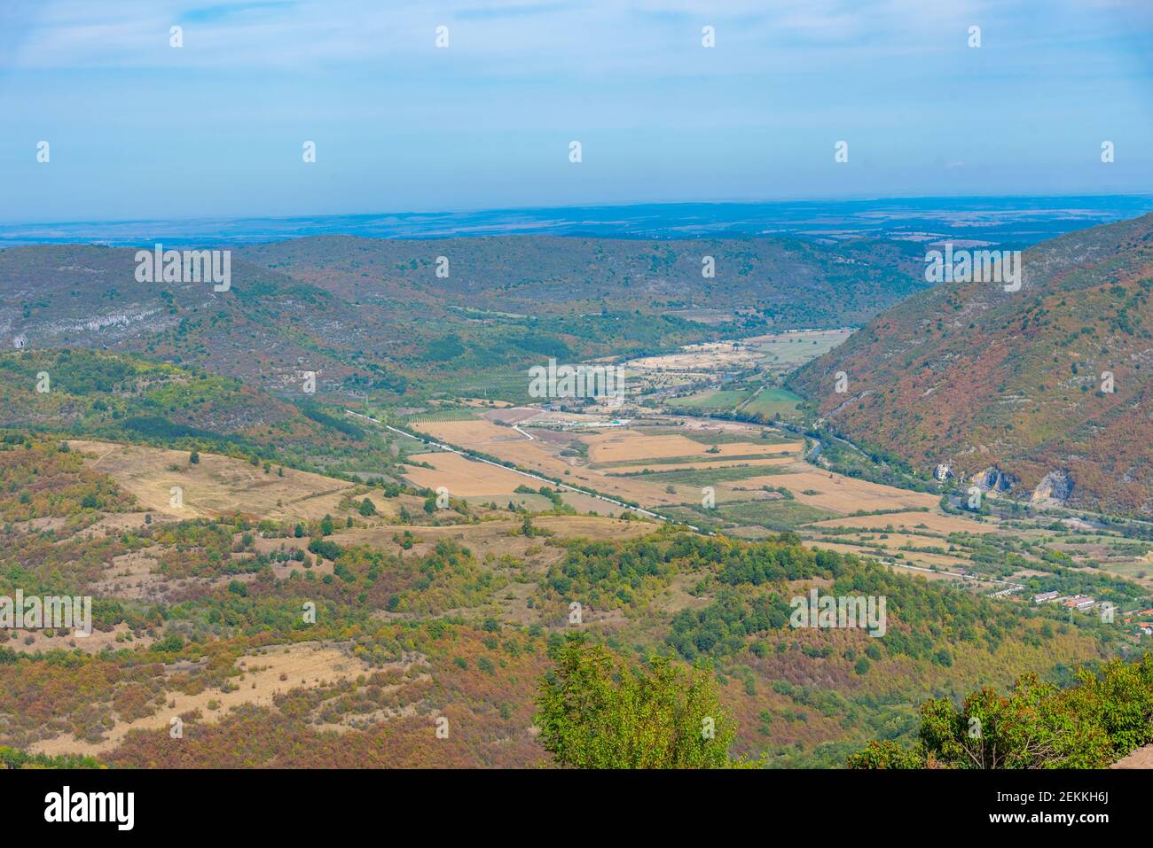 Aerial view of Tetevenski Balkan mountain range in Bulgaria Stock Photo ...