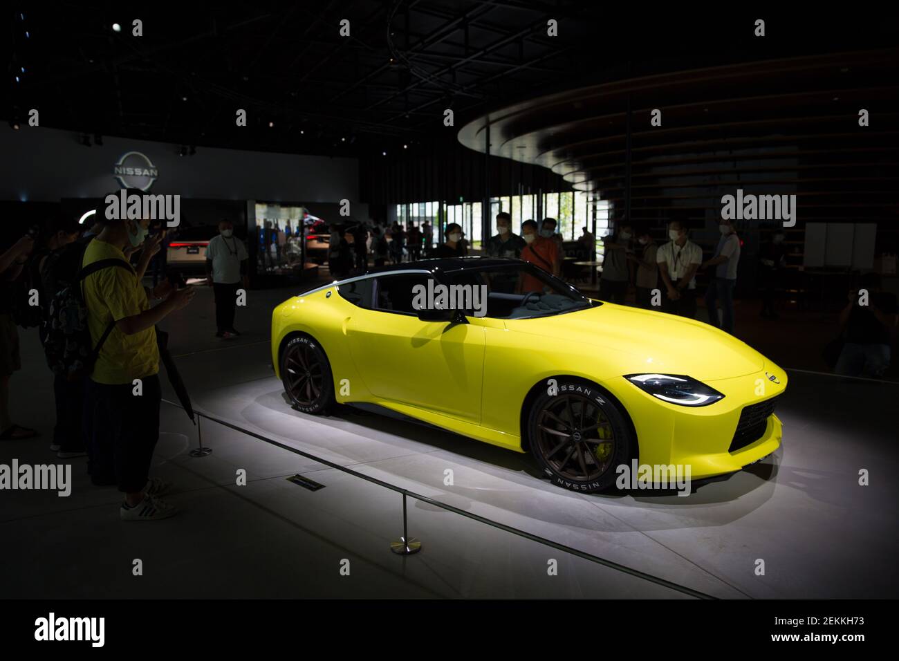 New Nissan Z Proto (400Z also known as Fairlady) seen on display at the ...