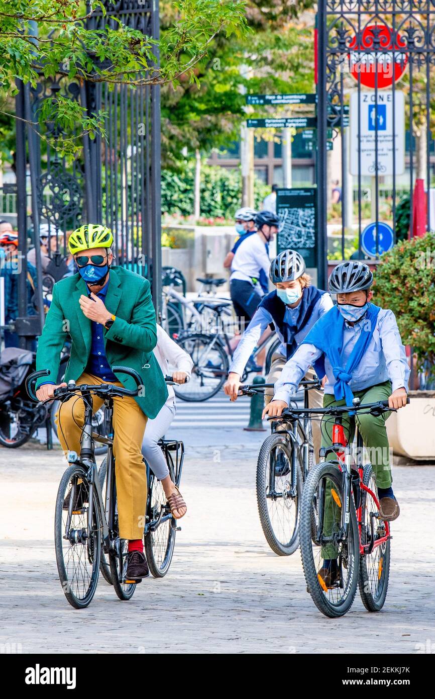 King Philippe, Filip of Belgium, Prince Gabriel and Prince Emmanuel on ...