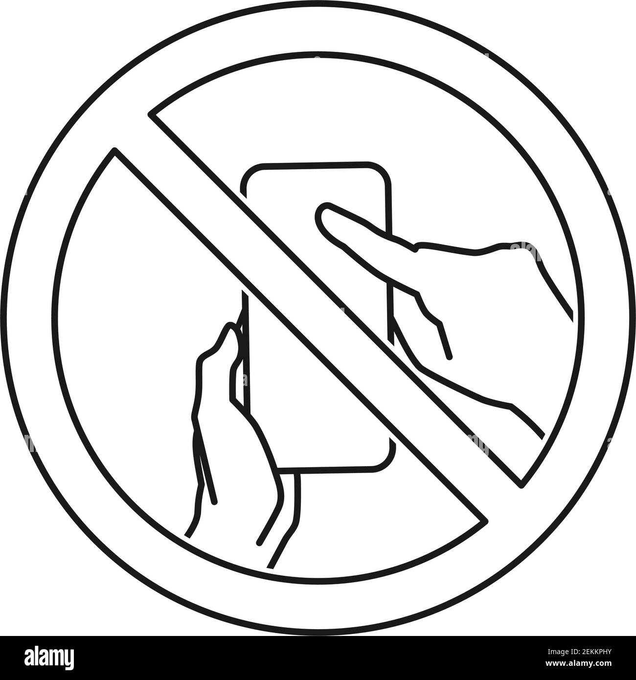 No social media symbol or sign for social media detox concept in ...