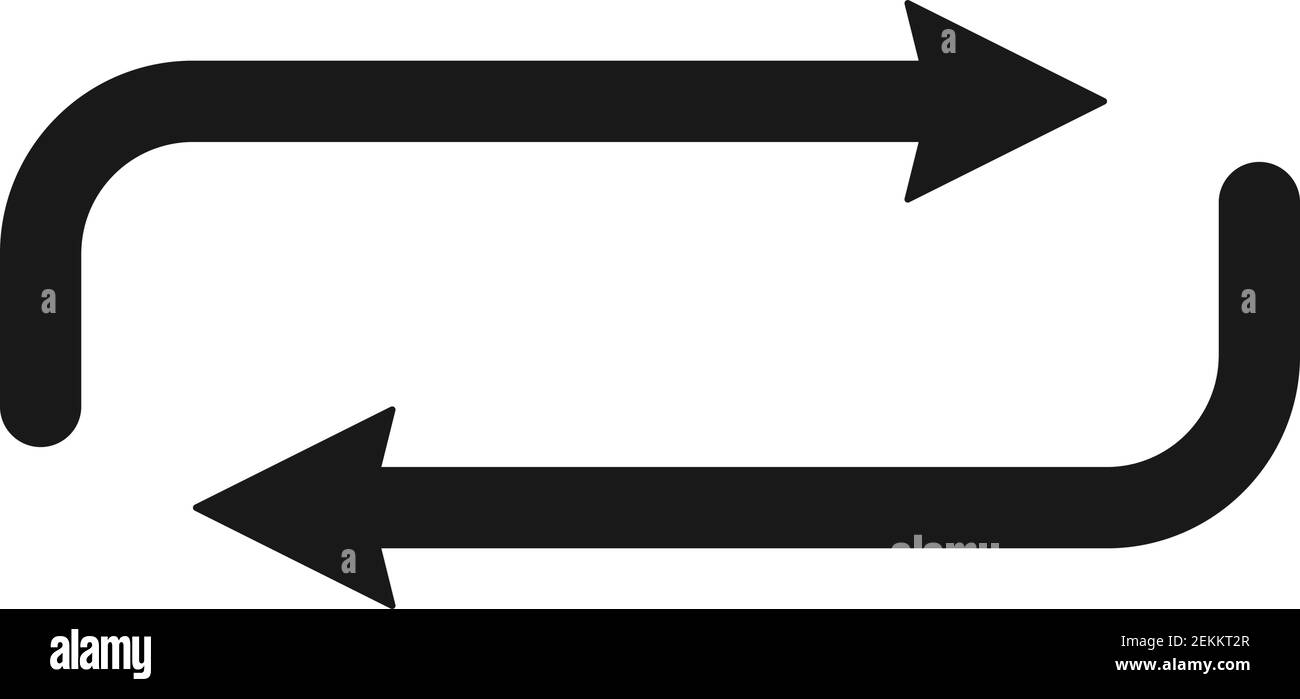 Repeat track audio control button in vector icon Stock Vector Image ...