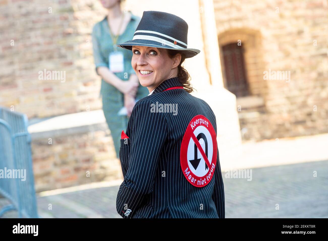 Esther Ouwehand during Prinsjesdag 2020 celebrations, going to the ...
