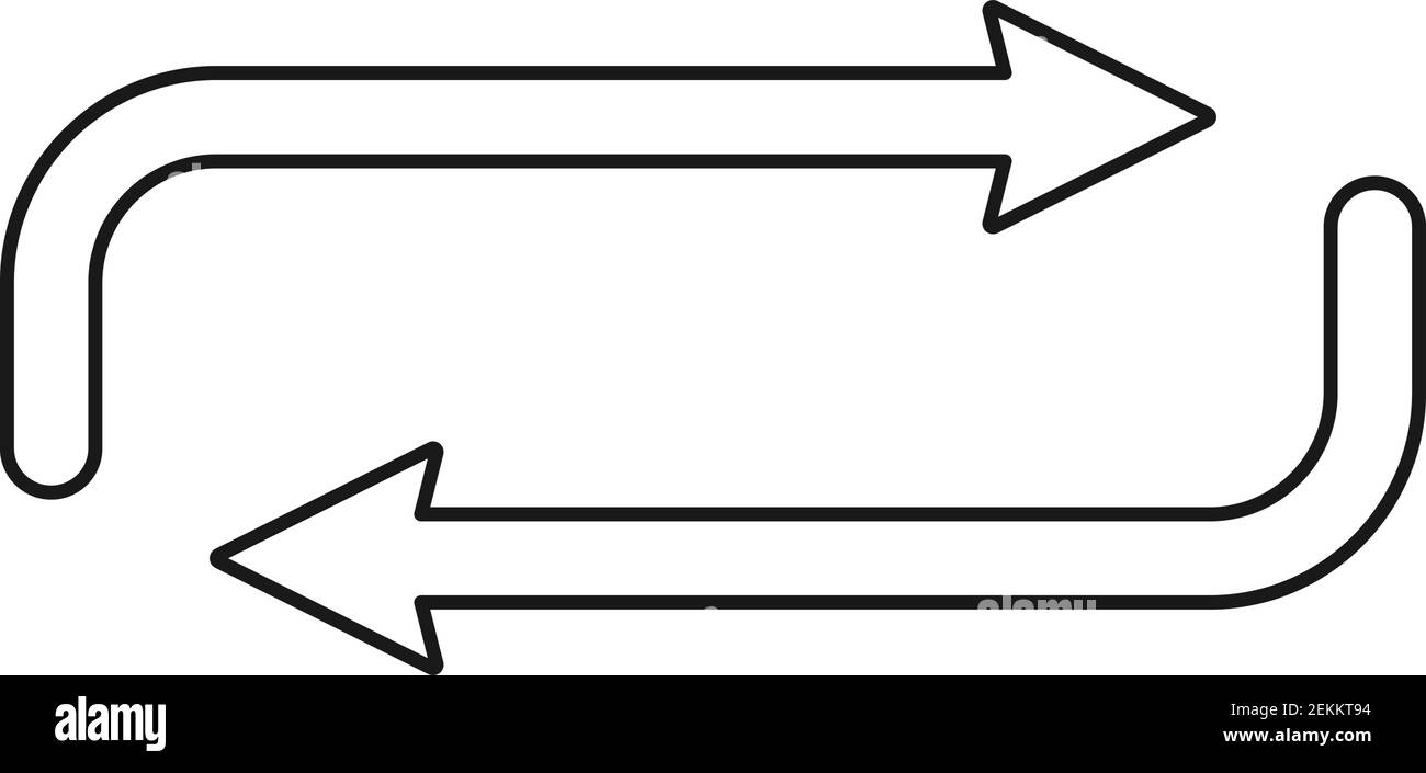 Repeat track audio control button in vector icon Stock Vector Image ...