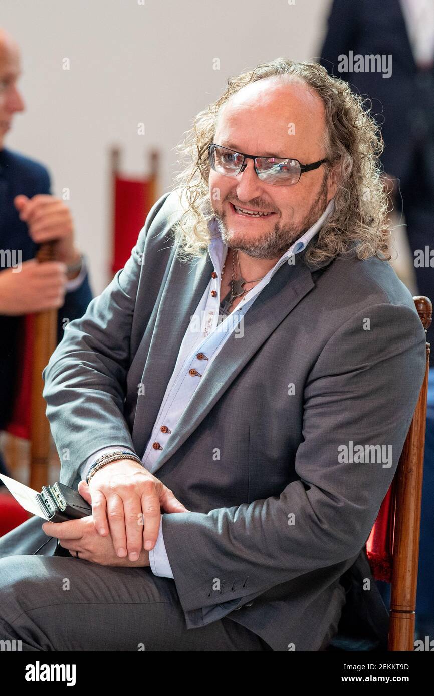 Dion Graus during Prinsjesdag 2020 celebrations, going to the throne ...