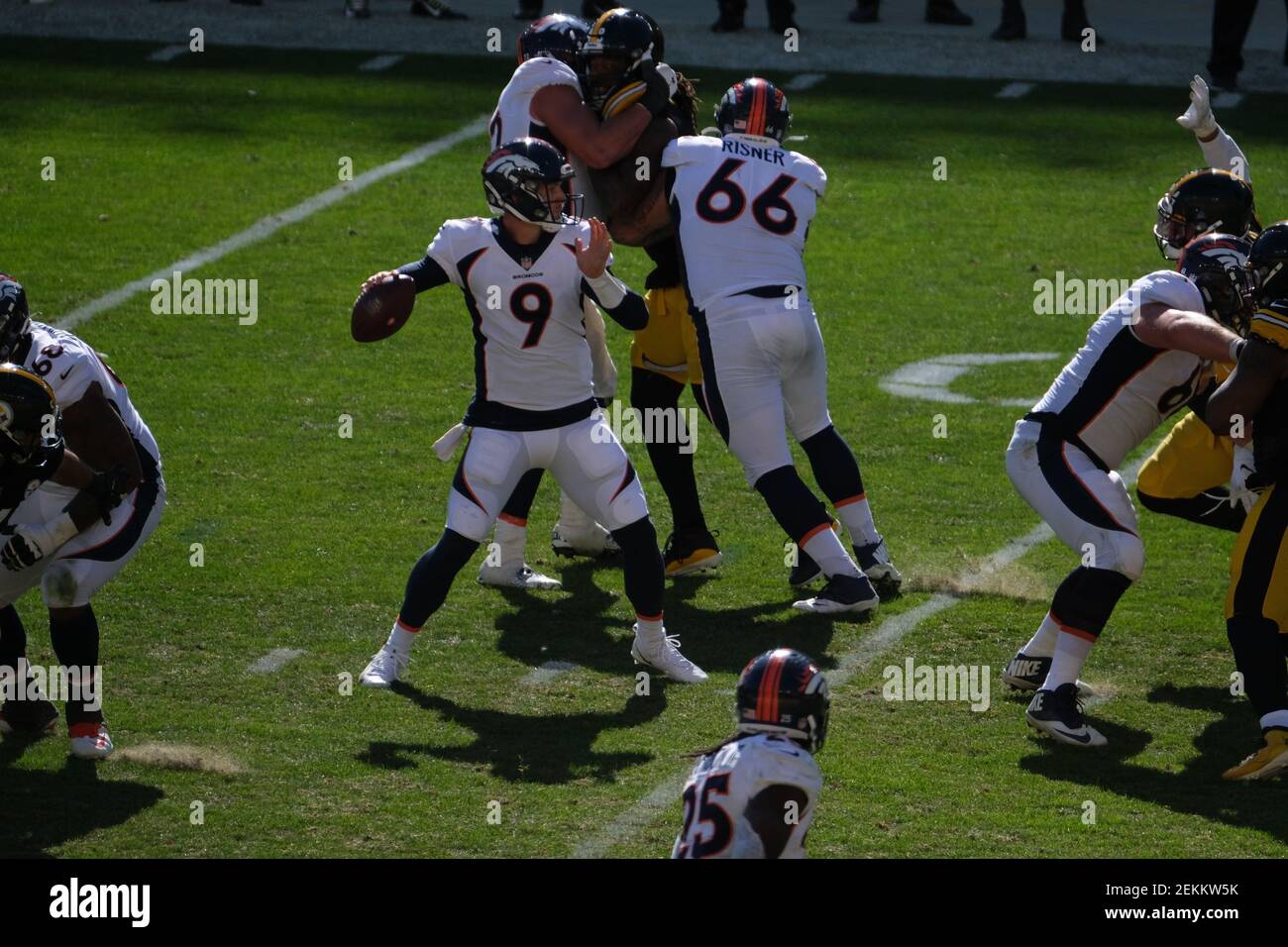 September 20th, 2020: Jeff Driskel #9 during the Pittsburgh Steelers vs ...