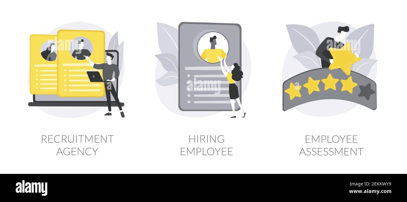 Human resources abstract concept vector illustrations Stock Vector ...