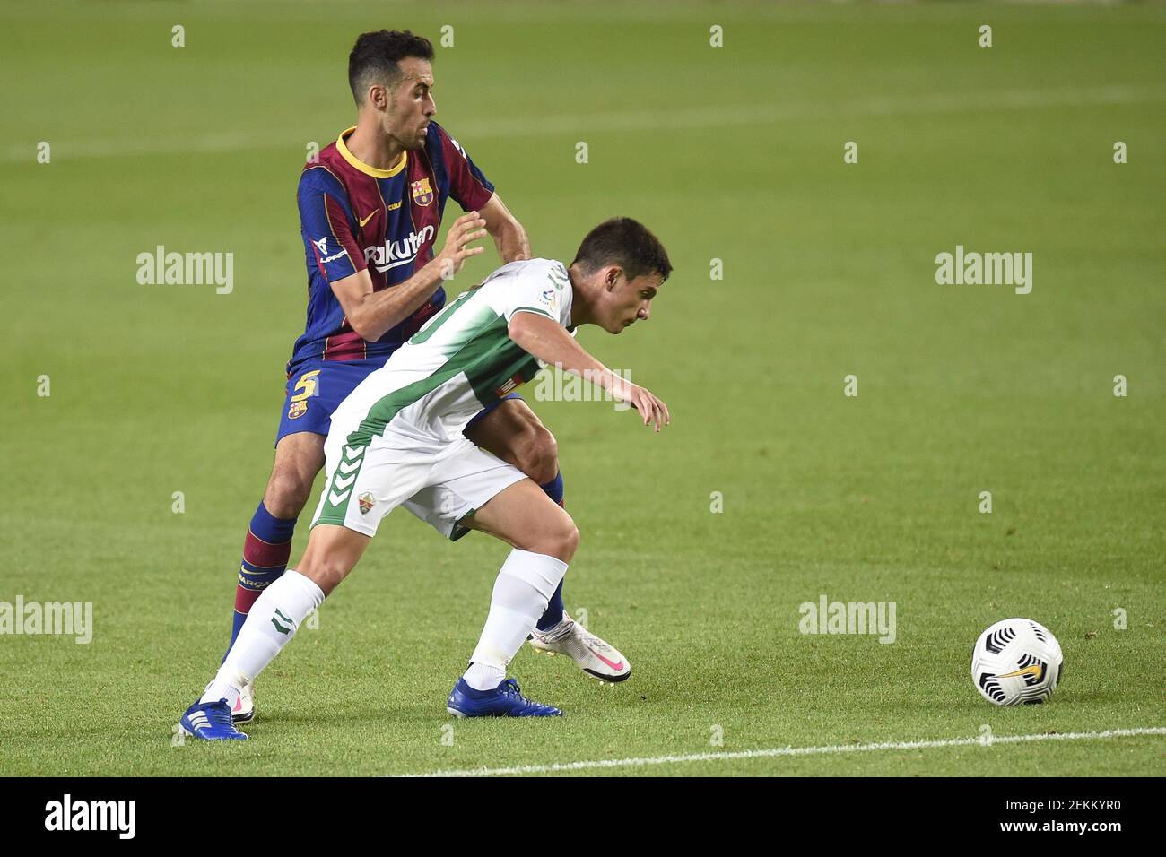 Sergio Busquets of FC Barcelona during the Joan Gamper Trophy match ...