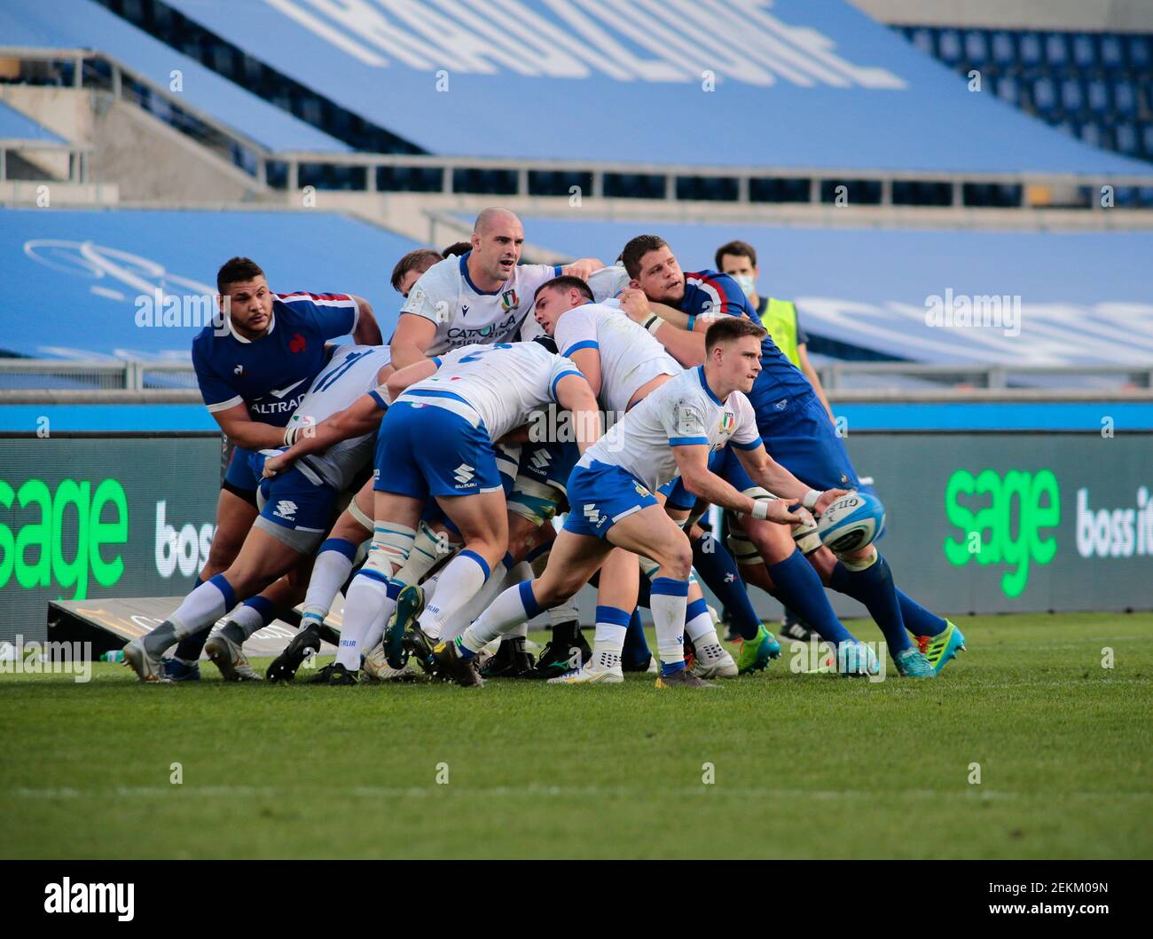 Rugby match stadio olimpico hi-res stock photography and images - Alamy