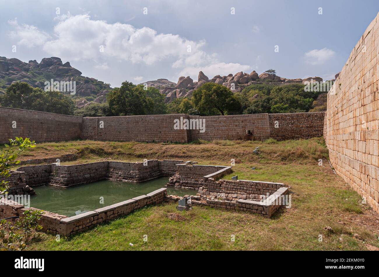 Chitradurga, Karnataka, India - November 10, 2013: Fort or Elusuttina ...